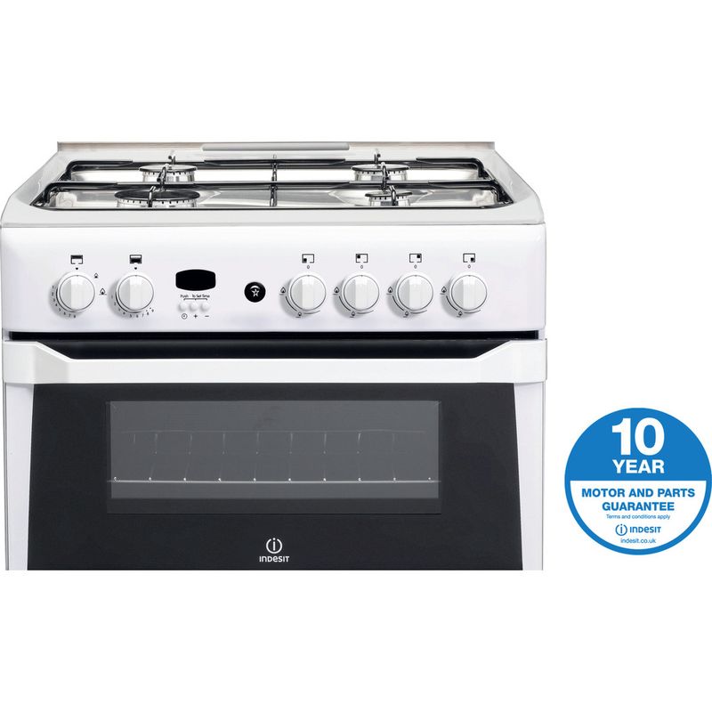 Double Cooker Indesit ID60G2(W)
