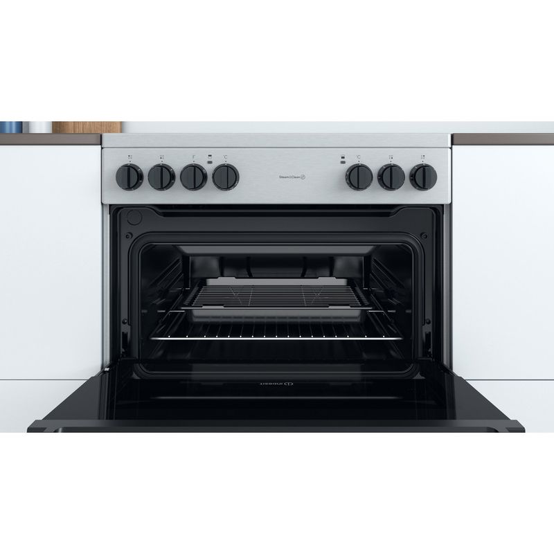 Double Cooker Indesit ID67V9HCCX/UK