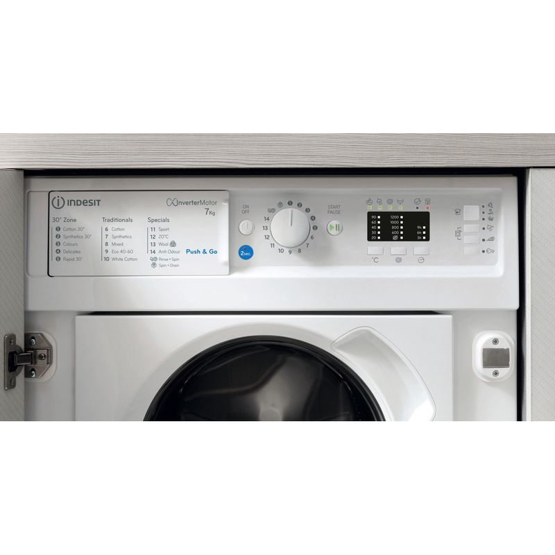 Integrated Washing Machine Indesit BI WMIL 71252 UK N