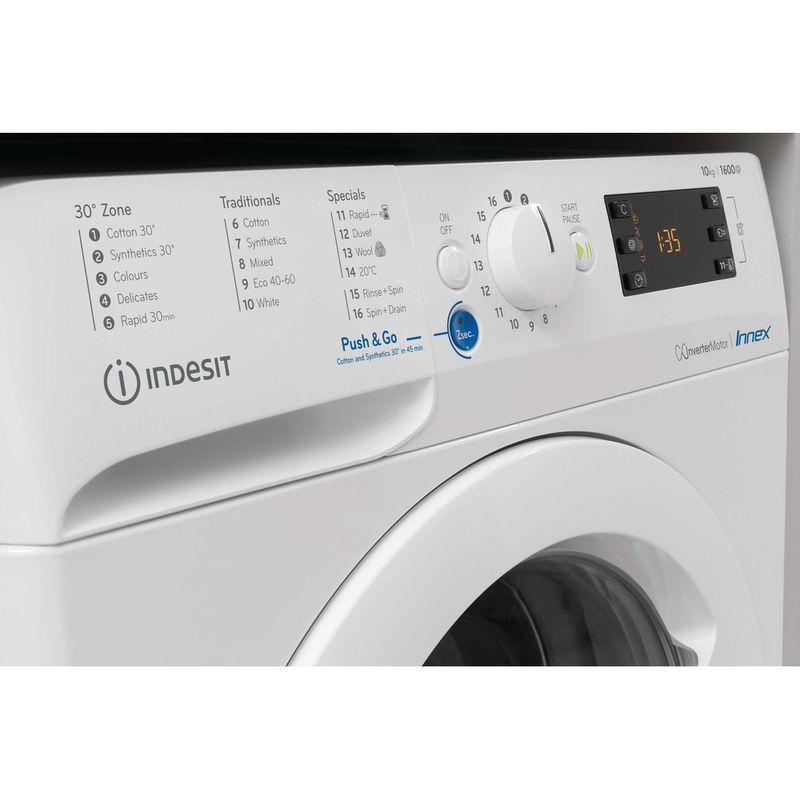 Freestanding Washing Machine Indesit BWE 71452 W UK N
