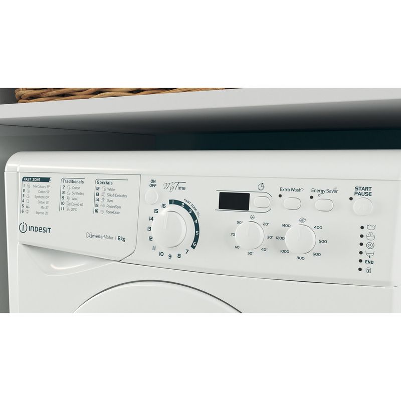 Freestanding Washing Machine Indesit EWD 81483 W UK N